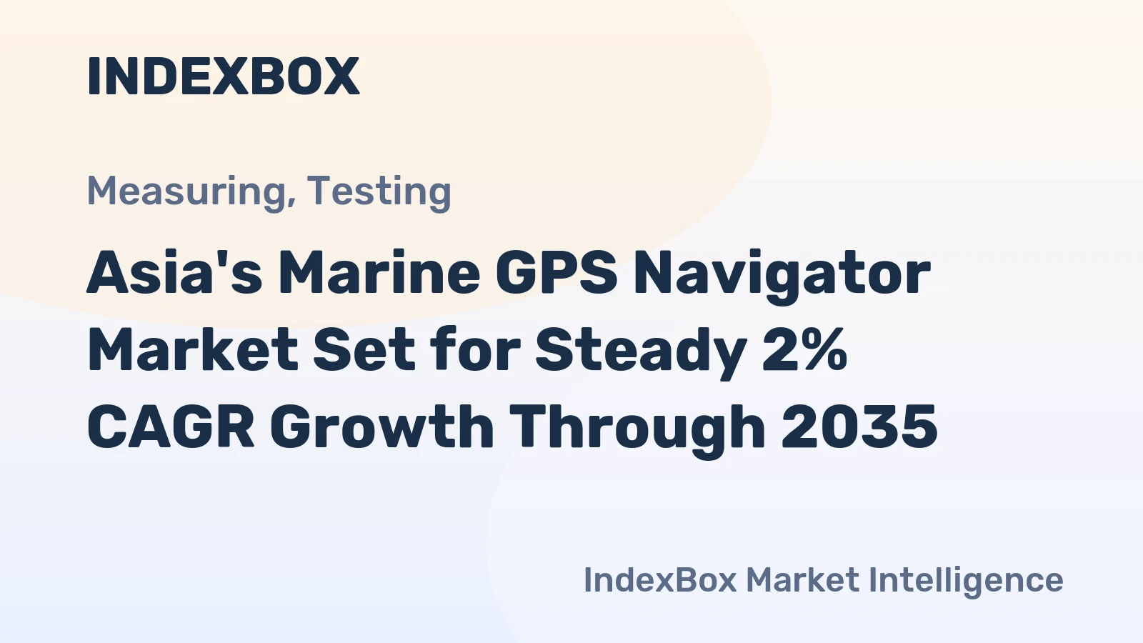 Asia's Marine GPS Navigator Market Set for Steady 2% CAGR Growth Through 2035