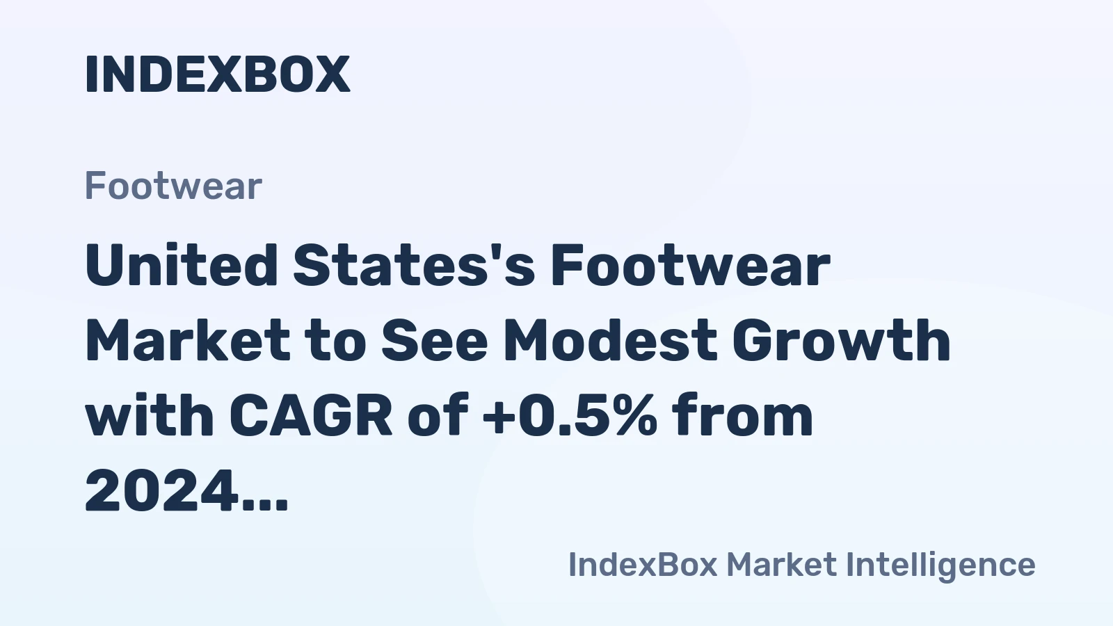 United States's Footwear Market to See Modest Growth with CAGR of +0.5% from 2024 to 2035