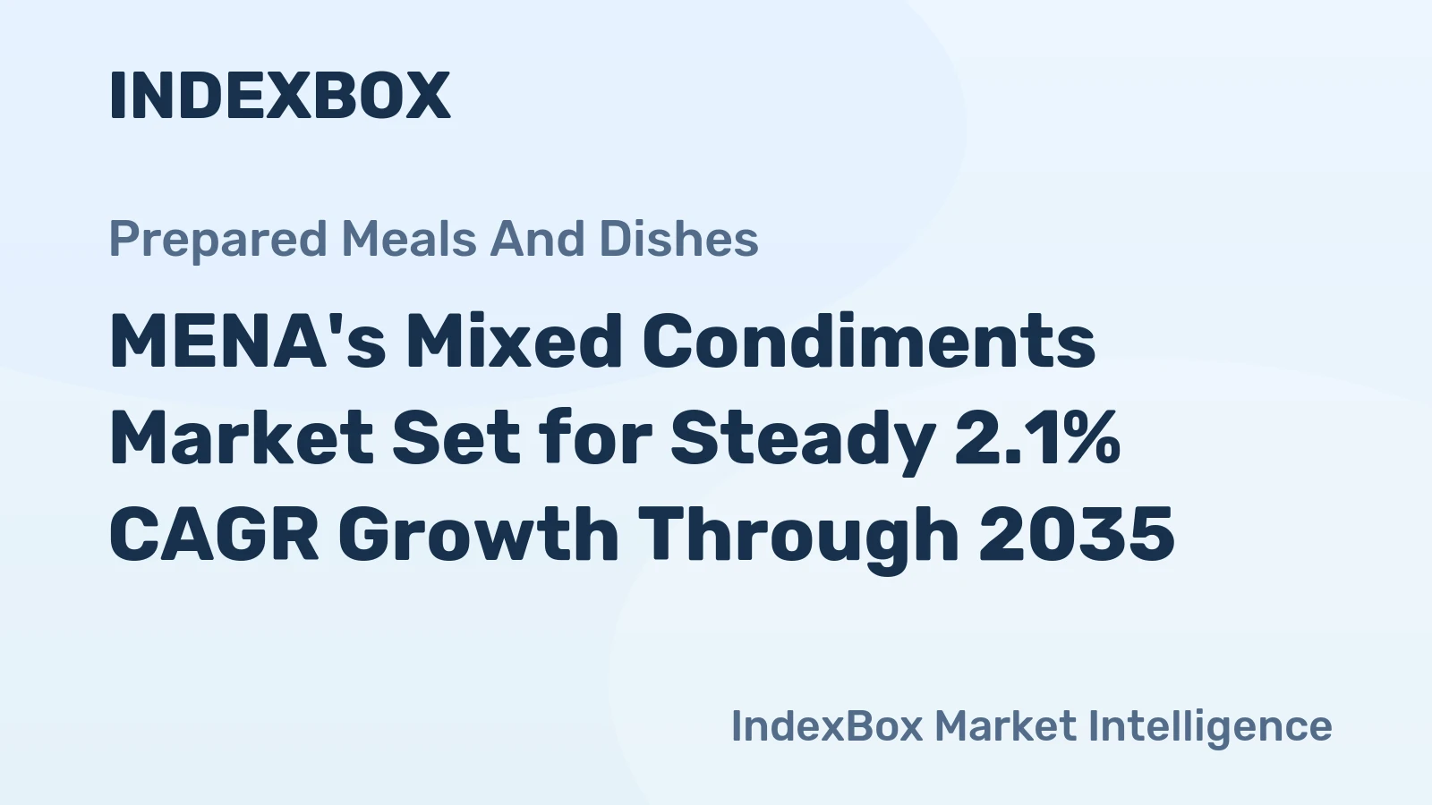 MENA's Mixed Condiments Market Set for Steady 2.1% CAGR Growth Through 2035