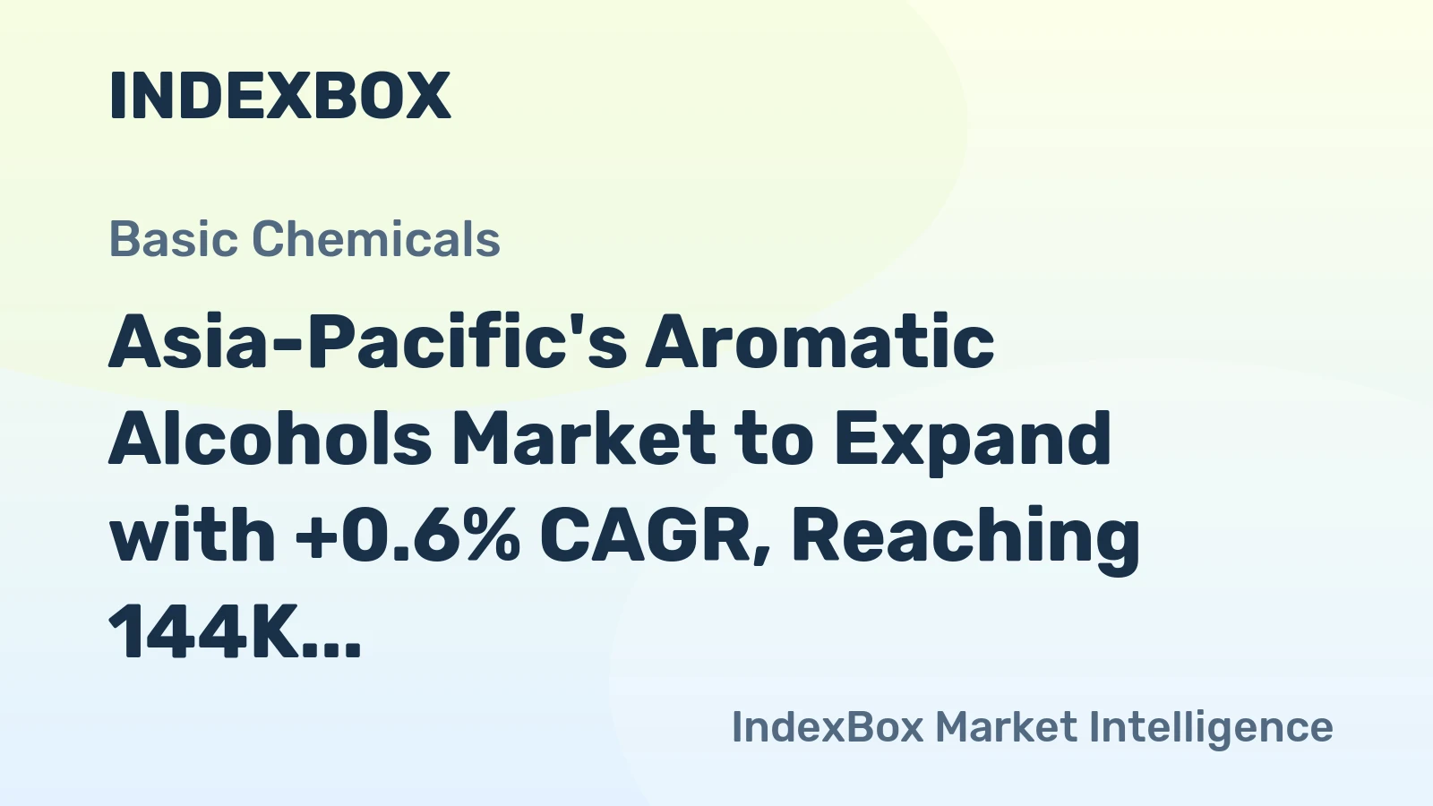 Asia-Pacific's Aromatic Alcohols Market to Expand with +0.6% CAGR, Reaching 144K Tons by 2035