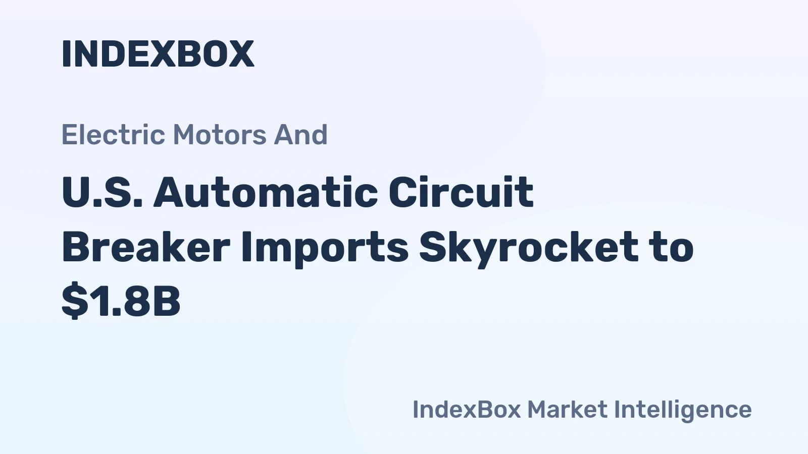 U.S. Automatic Circuit Breaker Imports Skyrocket to $1.8B