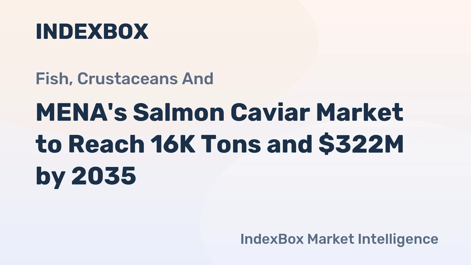 MENA's Salmon Caviar Market to Reach 16K Tons and $322M by 2035