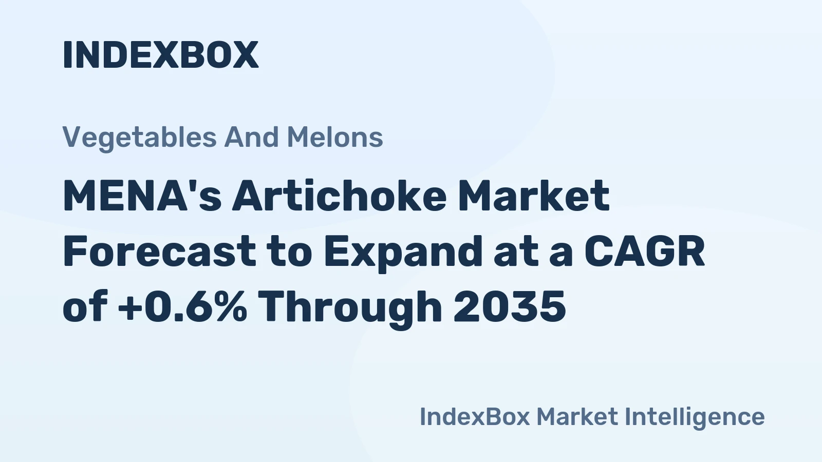 MENA's Artichoke Market Forecast to Expand at a CAGR of +0.6% Through 2035