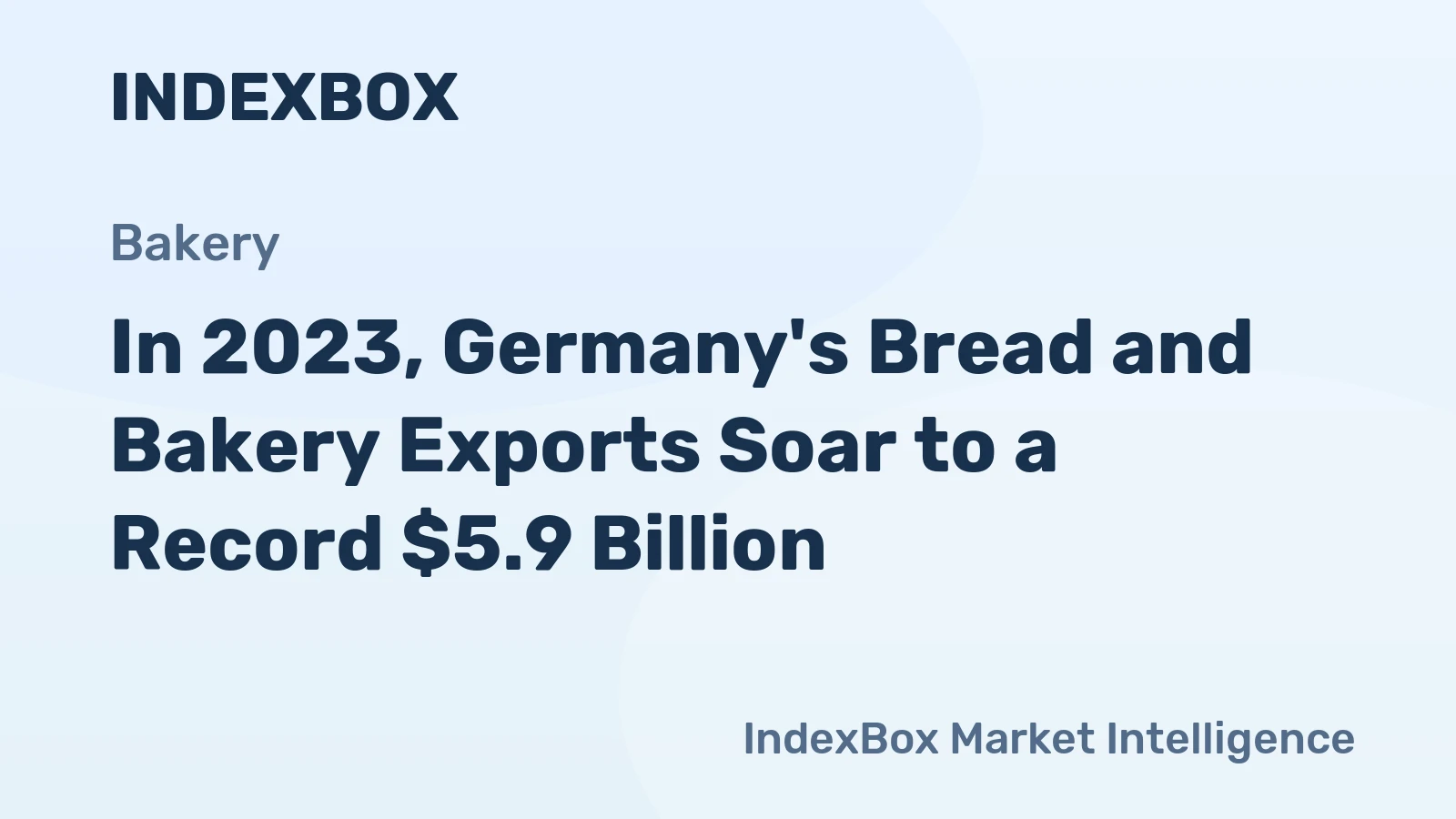 In 2023, Germany's Bread and Bakery Exports Soar to a Record $5.9 Billion