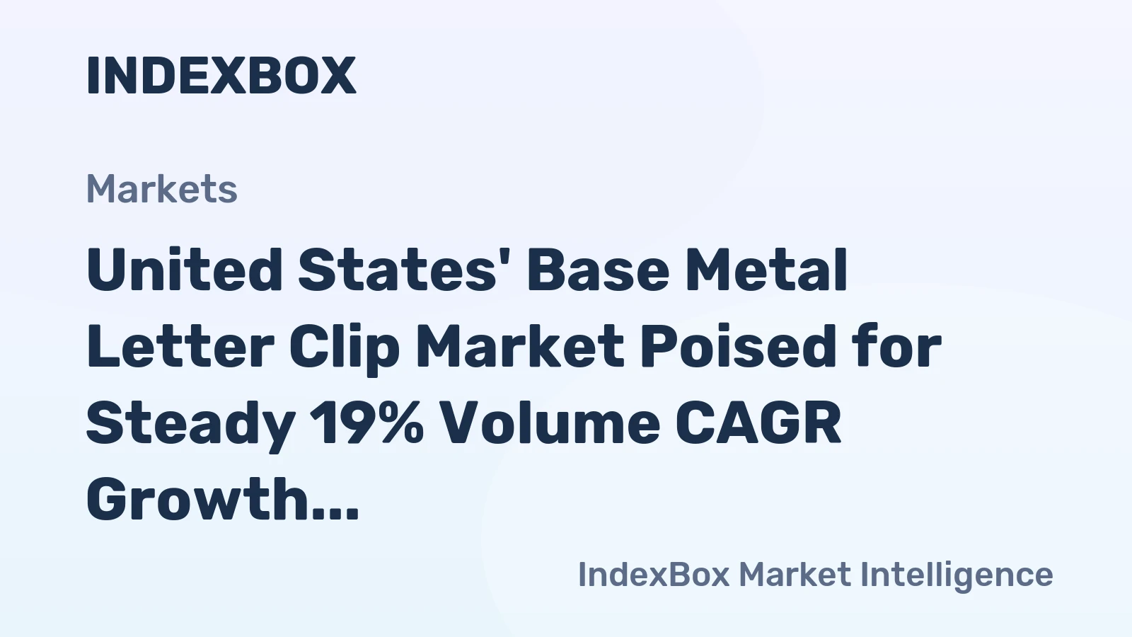 United States' Base Metal Letter Clip Market Poised for Steady 19% Volume CAGR Growth Through 2035