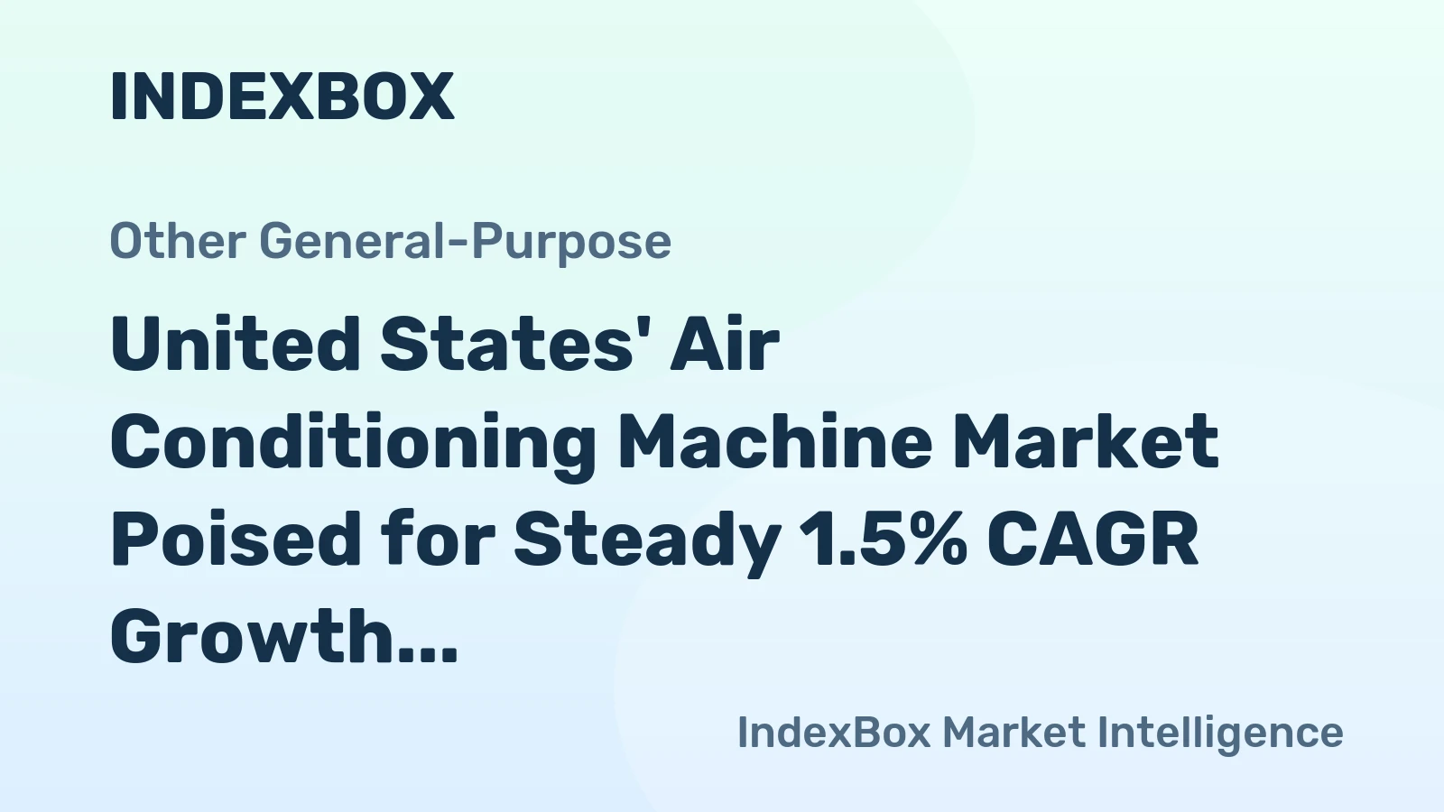 United States' Air Conditioning Machine Market Poised for Steady 1.5% CAGR Growth Through 2035