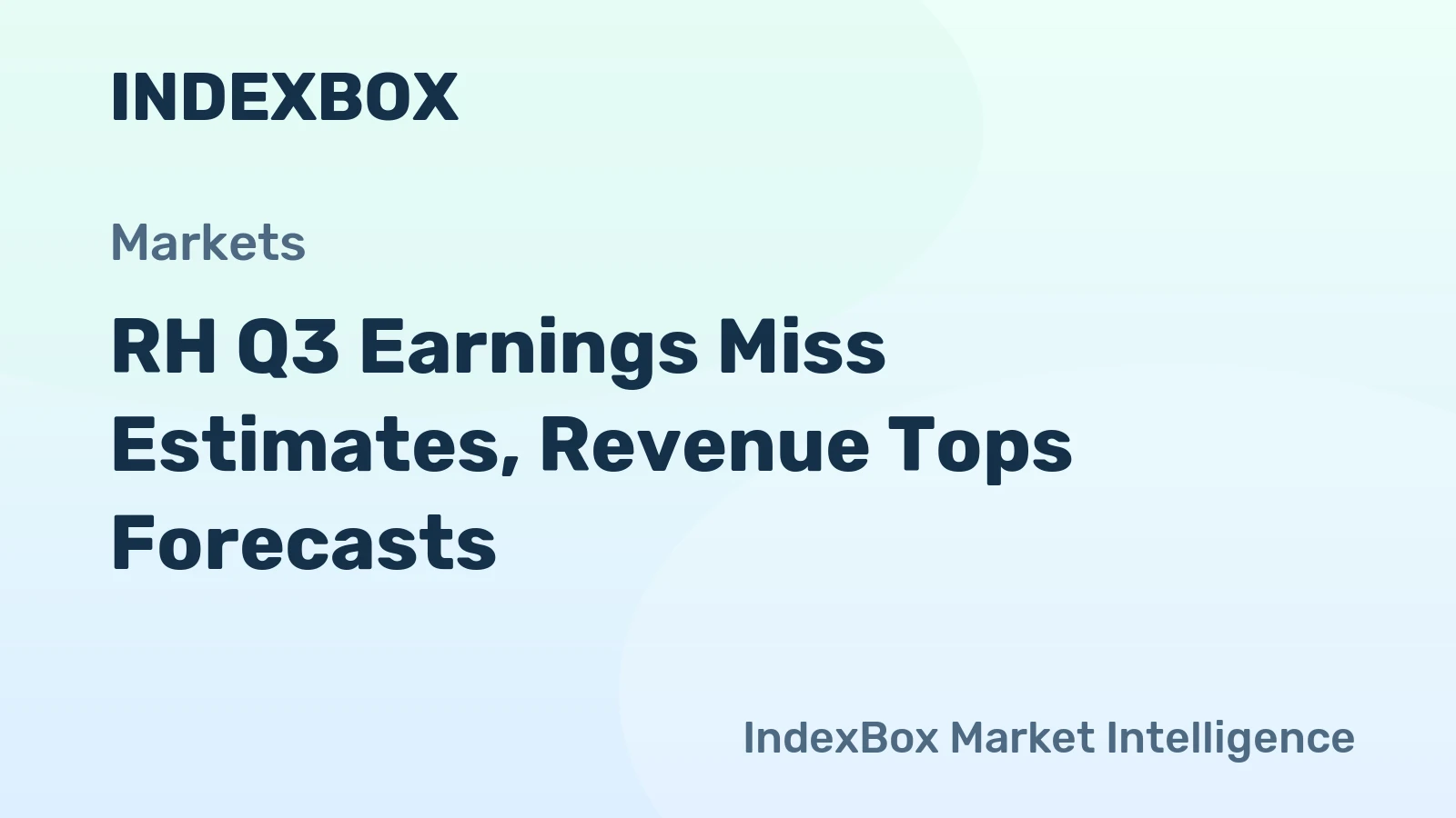 RH Q3 Earnings Miss Estimates, Revenue Tops Forecasts