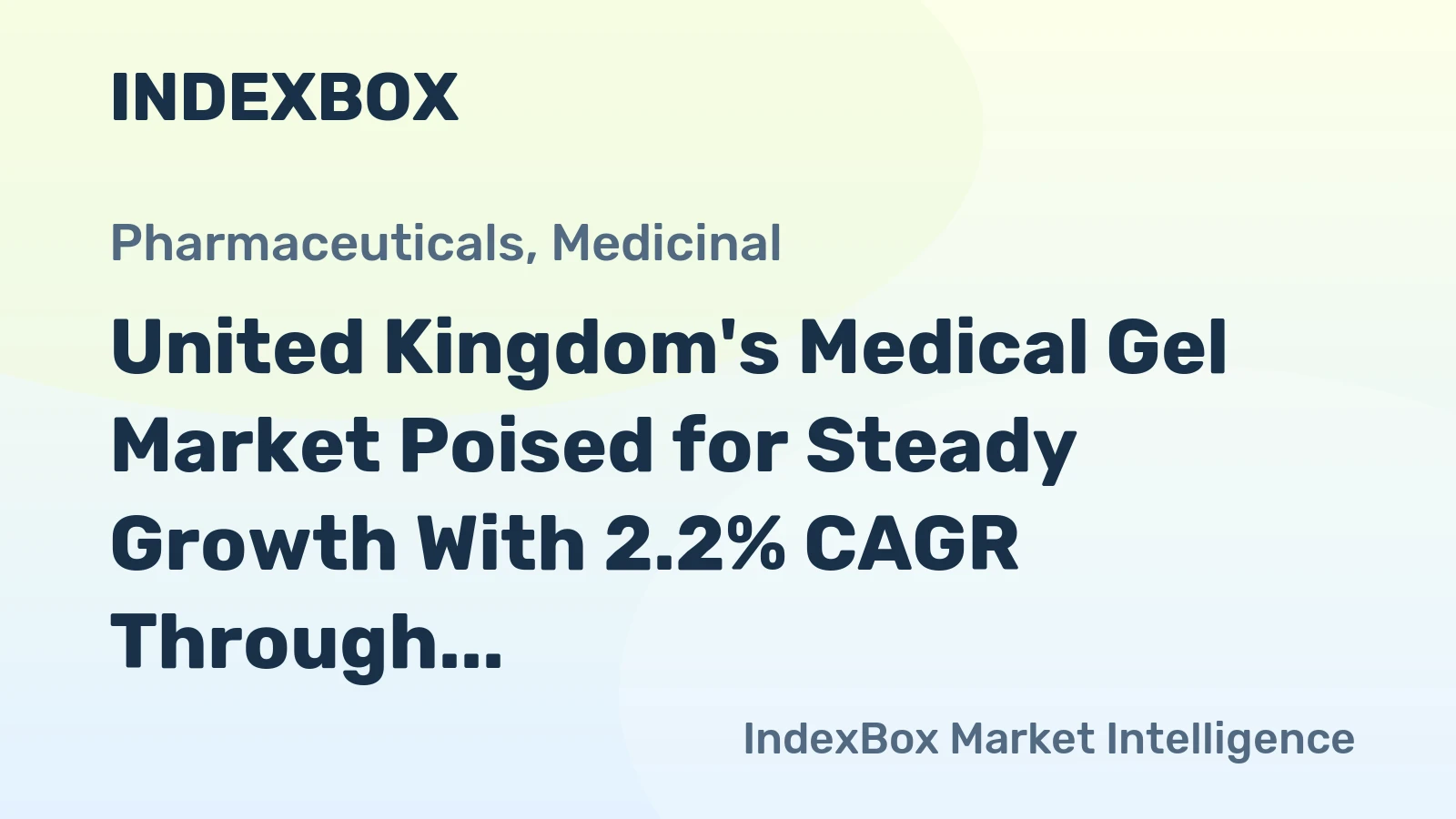 United Kingdom's Medical Gel Market Poised for Steady Growth With 2.2% CAGR Through 2035