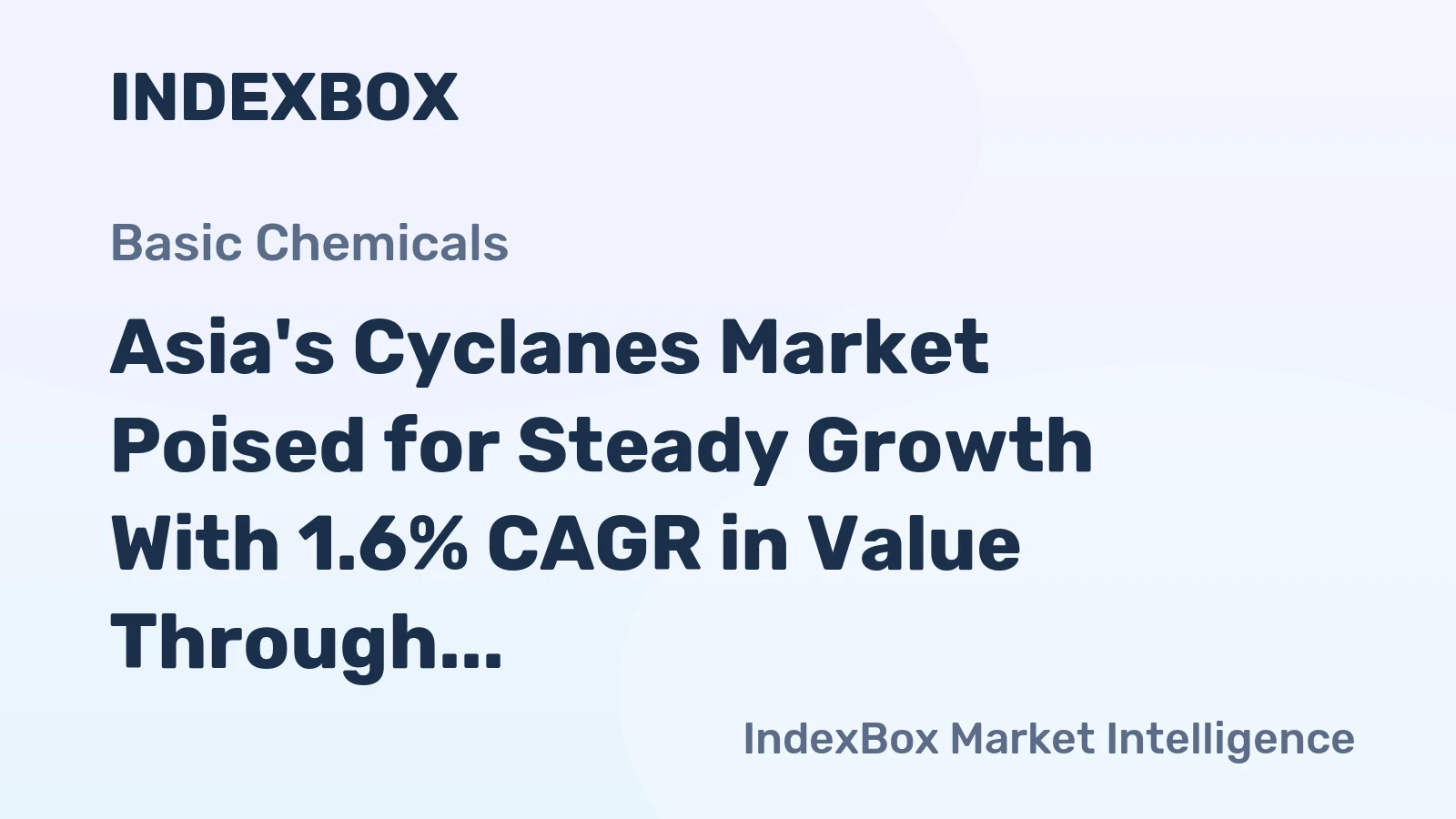 Asia's Cyclanes Market Poised for Steady Growth With 1.6% CAGR in Value Through 2035