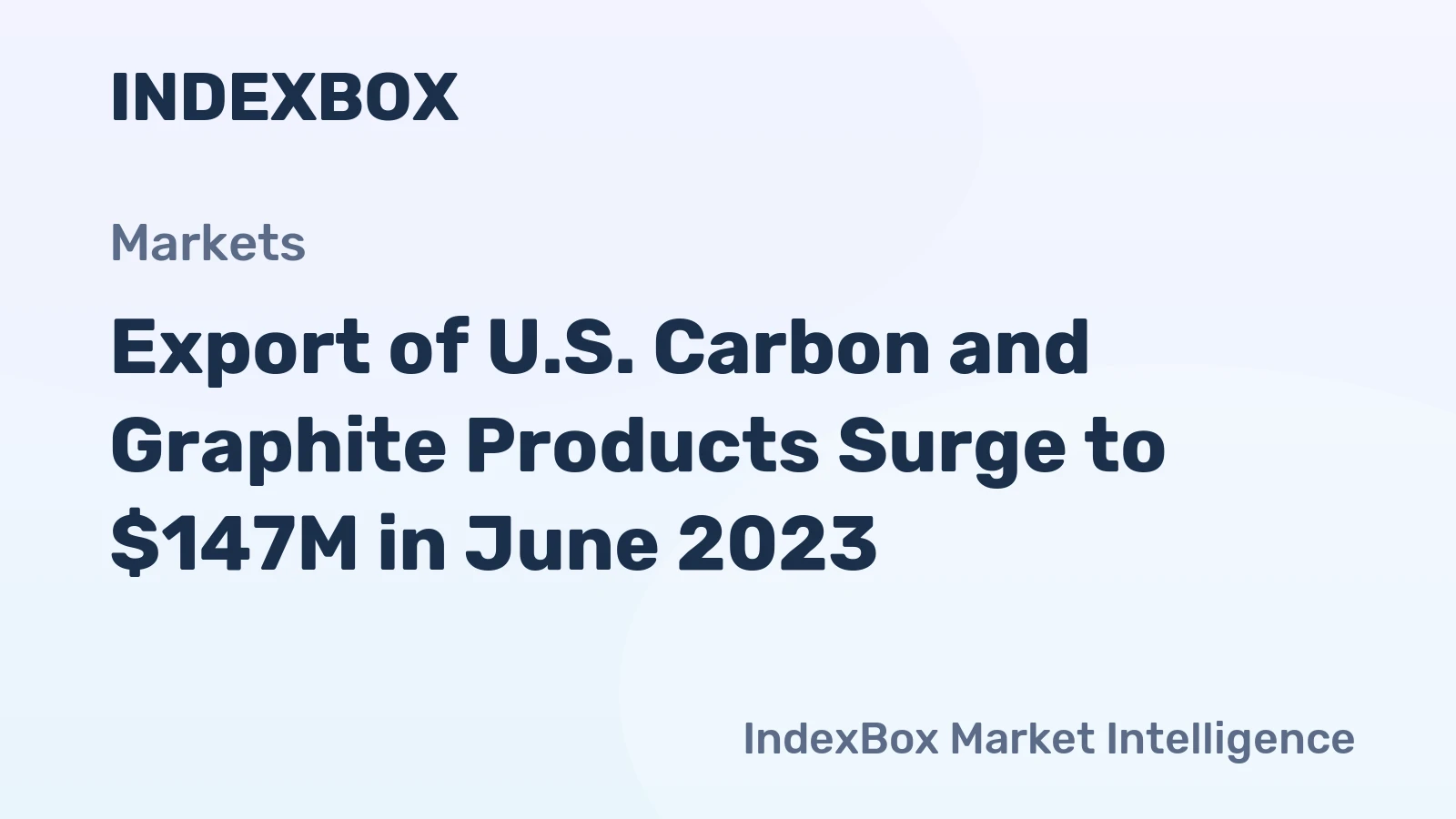 Export of U.S. Carbon and Graphite Products Surge to $147M in June 2023