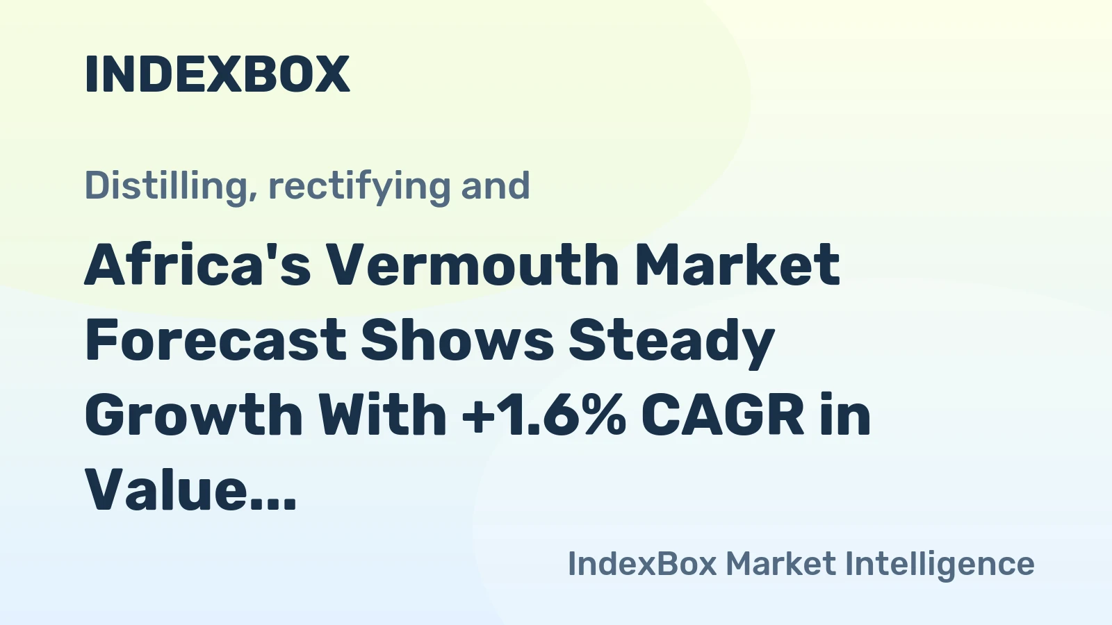 Africa's Vermouth Market Forecast Shows Steady Growth With +1.6% CAGR in Value Through 2035