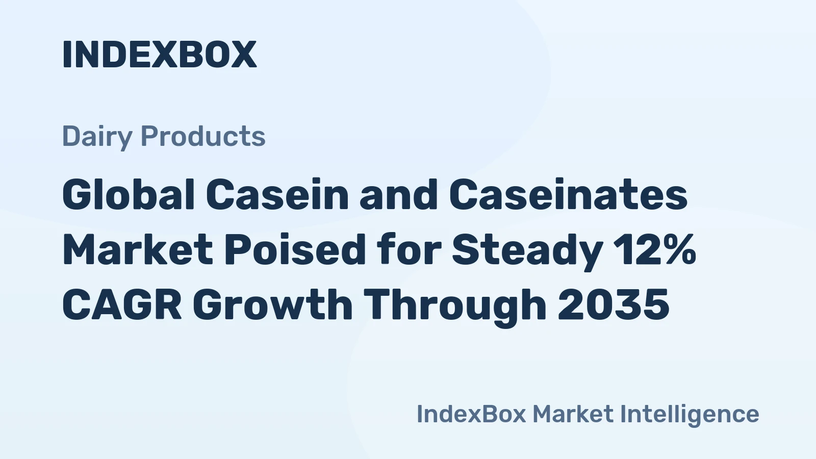 Global Casein and Caseinates Market Poised for Steady 12% CAGR Growth Through 2035