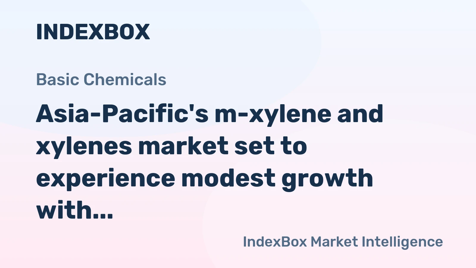 Asia-Pacific's m-xylene and xylenes market set to experience modest growth with CAGR of +1.0% from 2024 to 2035