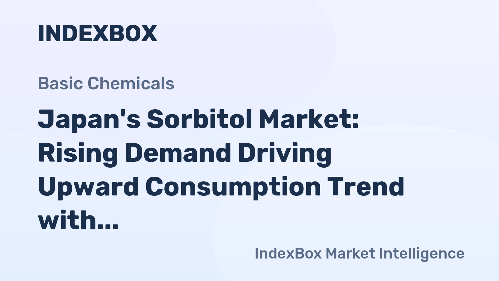 Japan's Sorbitol Market: Rising Demand Driving Upward Consumption Trend with Forecasted Volume of 153K tons and Value of $414M by 2035