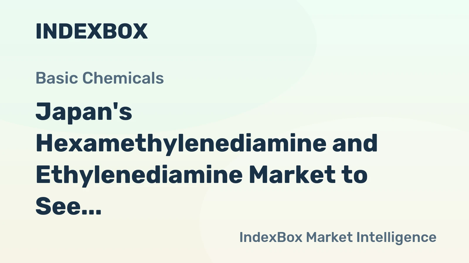 Japan's Hexamethylenediamine and Ethylenediamine Market to See Gradual Growth with 1.7% CAGR