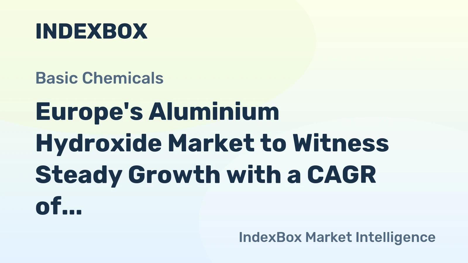 Europe's Aluminium Hydroxide Market to Witness Steady Growth with a CAGR of +1.6% from 2024 to 2035