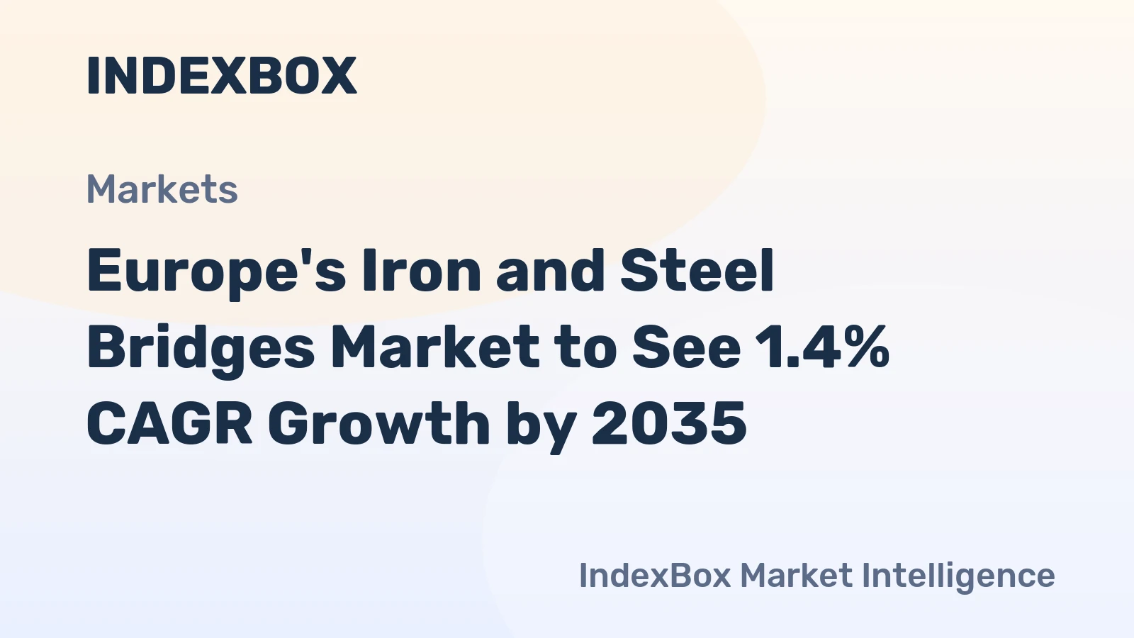Europe's Iron and Steel Bridges Market to See 1.4% CAGR Growth by 2035