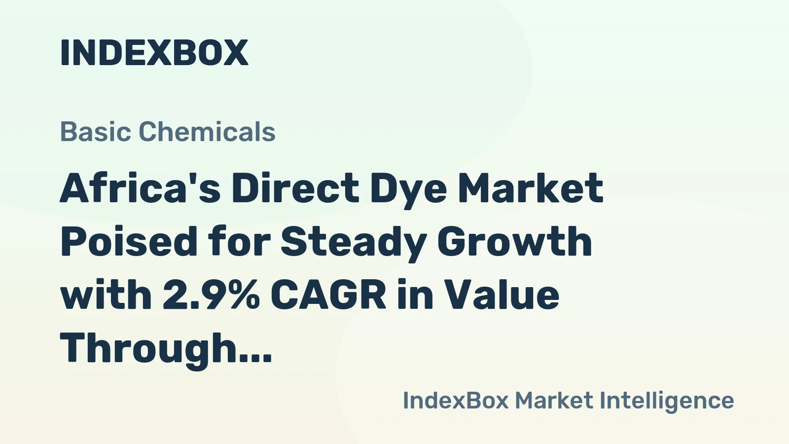 Africa's Direct Dye Market Poised for Steady Growth with 2.9% CAGR in Value Through 2035