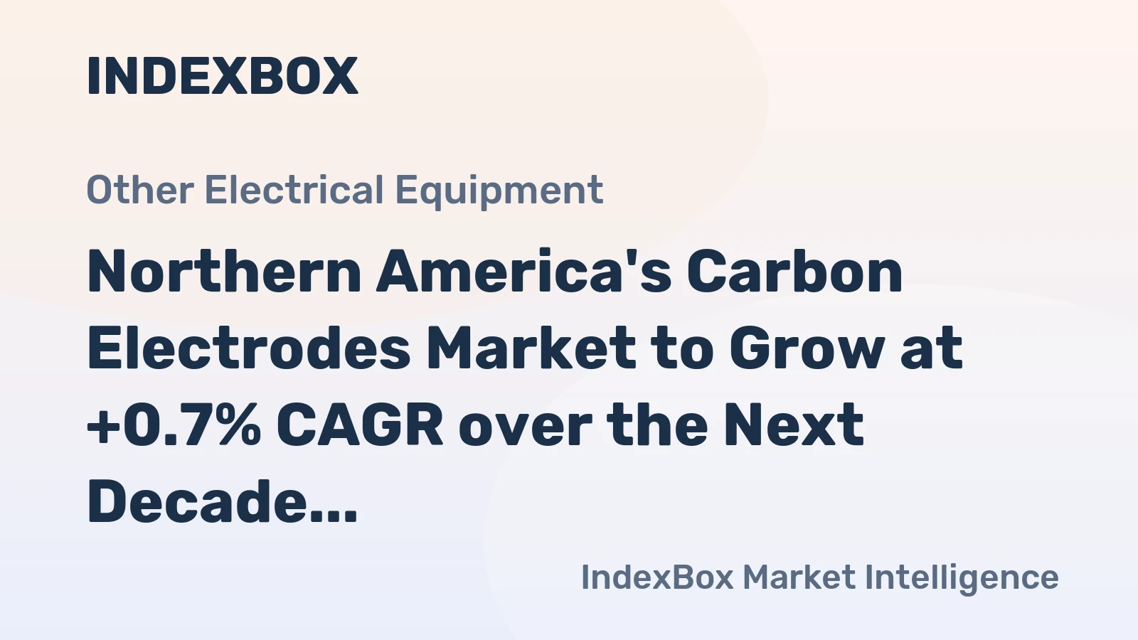 Northern America's Carbon Electrodes Market to Grow at +0.7% CAGR over the Next Decade, Reaching 1.9M Tons by 2035