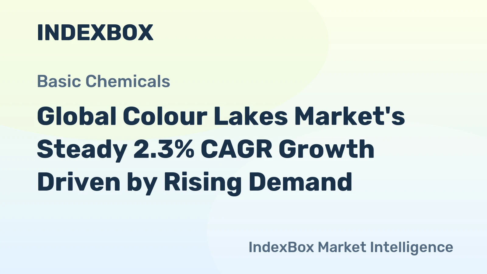 Global Colour Lakes Market's Steady 2.3% CAGR Growth Driven by Rising Demand
