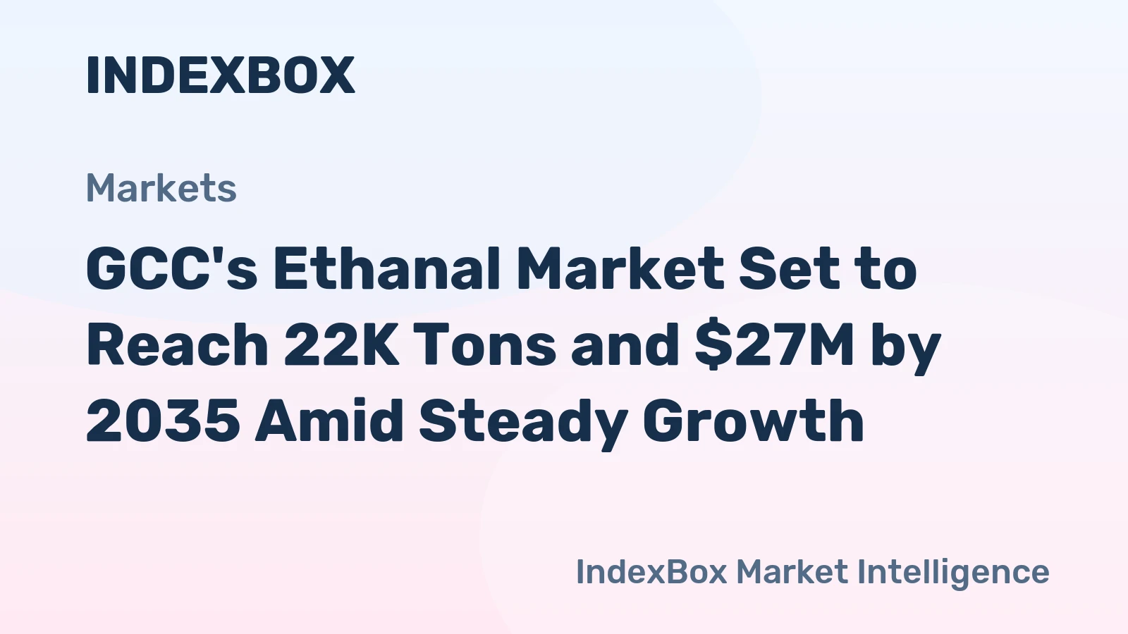 GCC's Ethanal Market Set to Reach 22K Tons and $27M by 2035 Amid Steady Growth