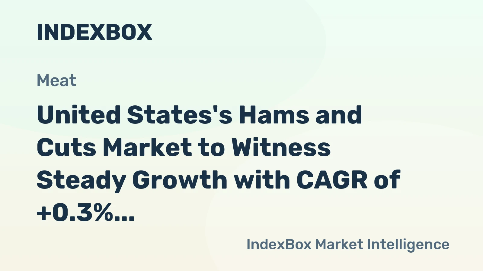 United States's Hams and Cuts Market to Witness Steady Growth with CAGR of +0.3% from 2024-2035
