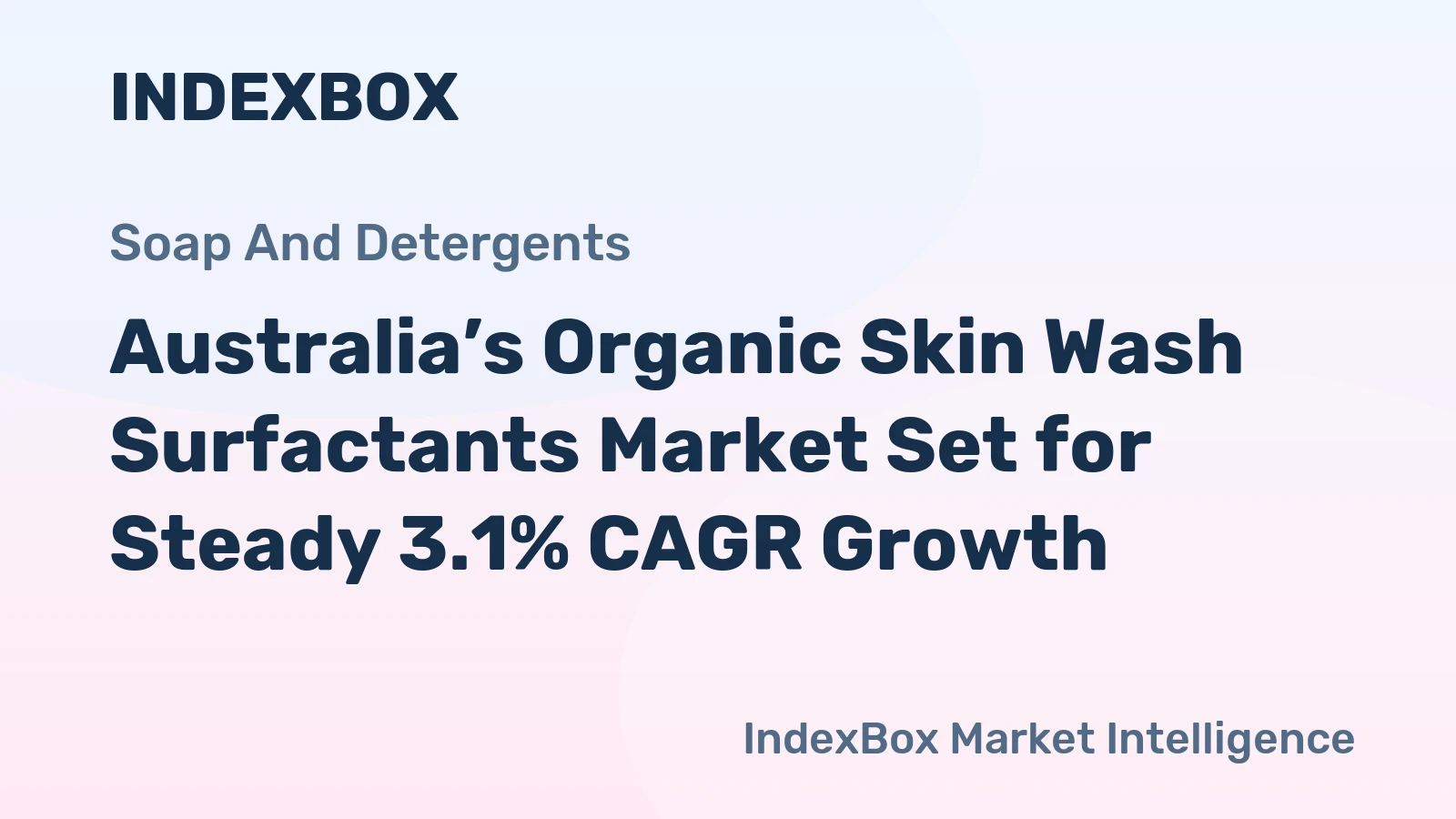 Australia’s Organic Skin Wash Surfactants Market Set for Steady 3.1% CAGR Growth