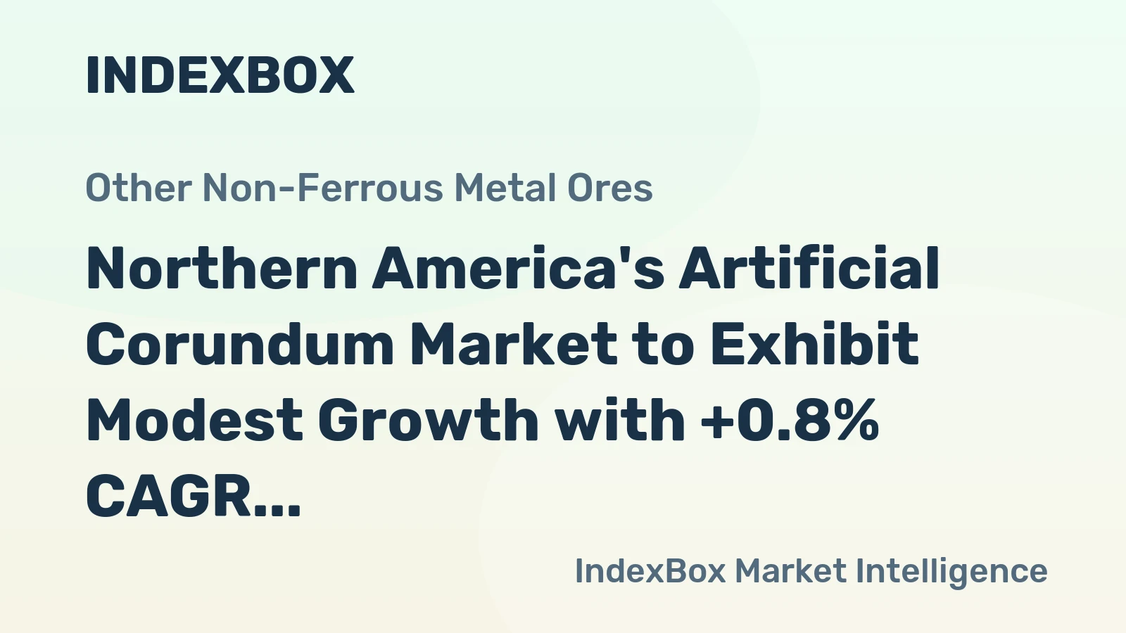 Northern America's Artificial Corundum Market to Exhibit Modest Growth with +0.8% CAGR by 2035