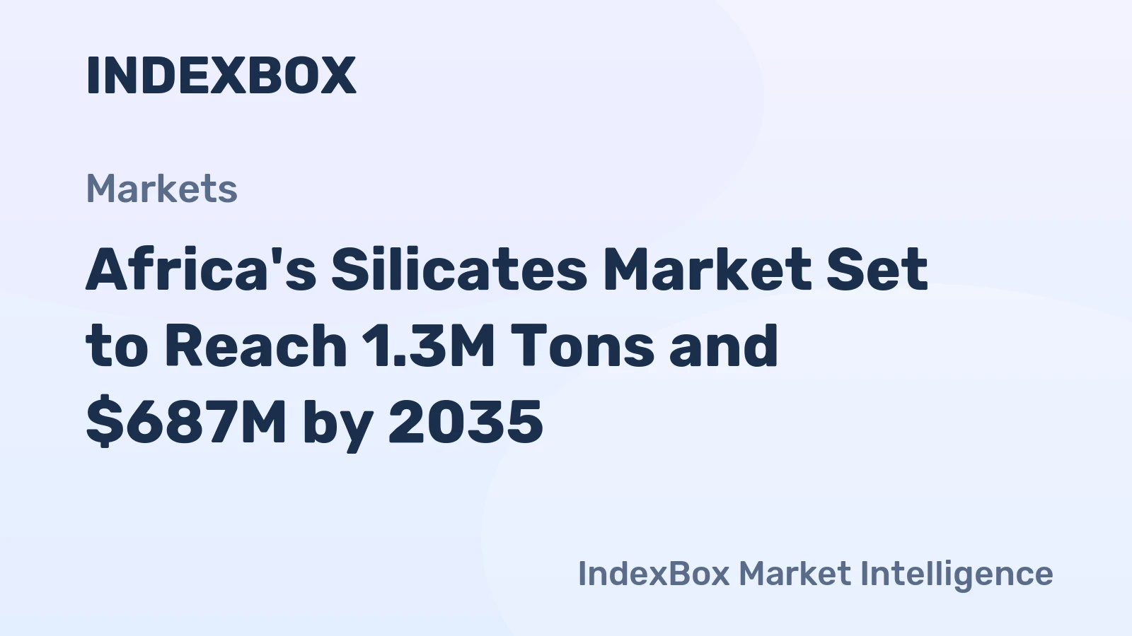 Africa's Silicates Market Set to Reach 1.3M Tons and $687M by 2035