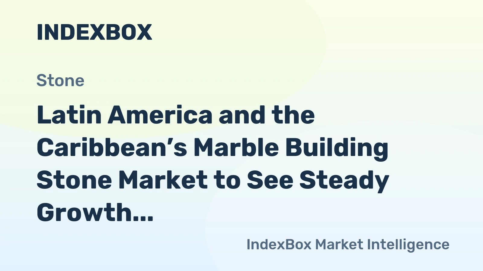 Latin America and the Caribbean’s Marble Building Stone Market to See Steady Growth with a +0.6% CAGR Through 2035