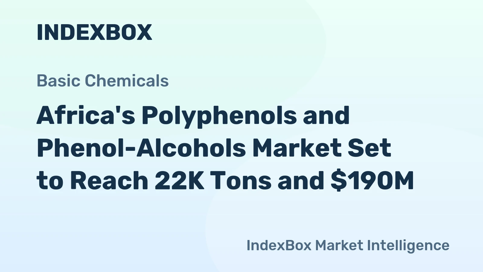 Africa's Polyphenols and Phenol-Alcohols Market Set to Reach 22K Tons and $190M