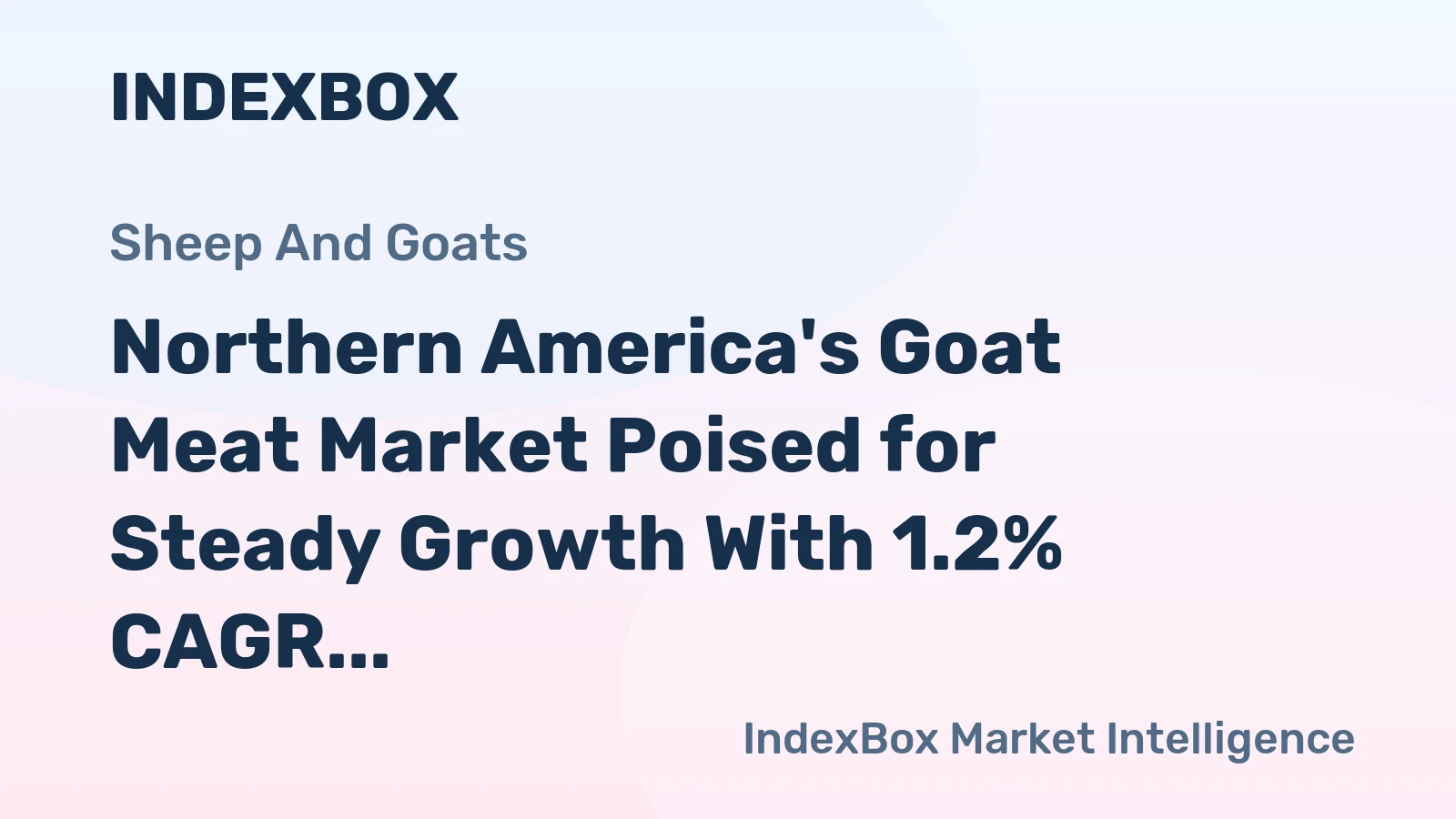 Northern America's Goat Meat Market Poised for Steady Growth With 1.2% CAGR Through 2035