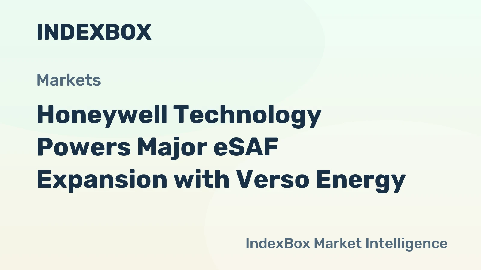 Honeywell Technology Powers Major eSAF Expansion with Verso Energy