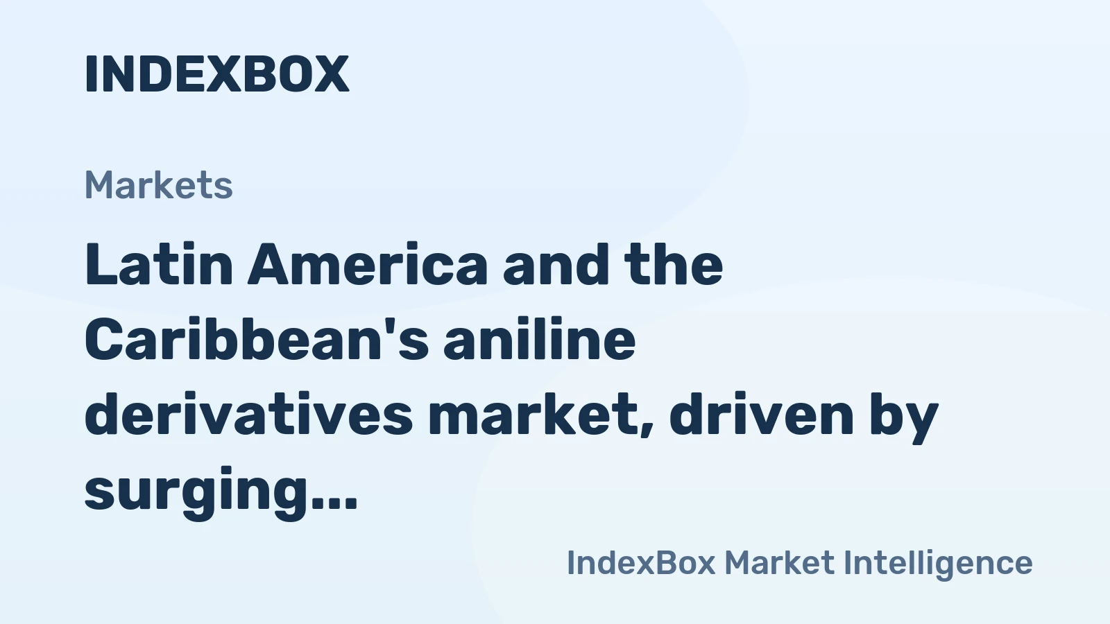 Latin America and the Caribbean's aniline derivatives market, driven by surging demand, is forecast to reach 24K tons in volume and $107M in value by 2035.