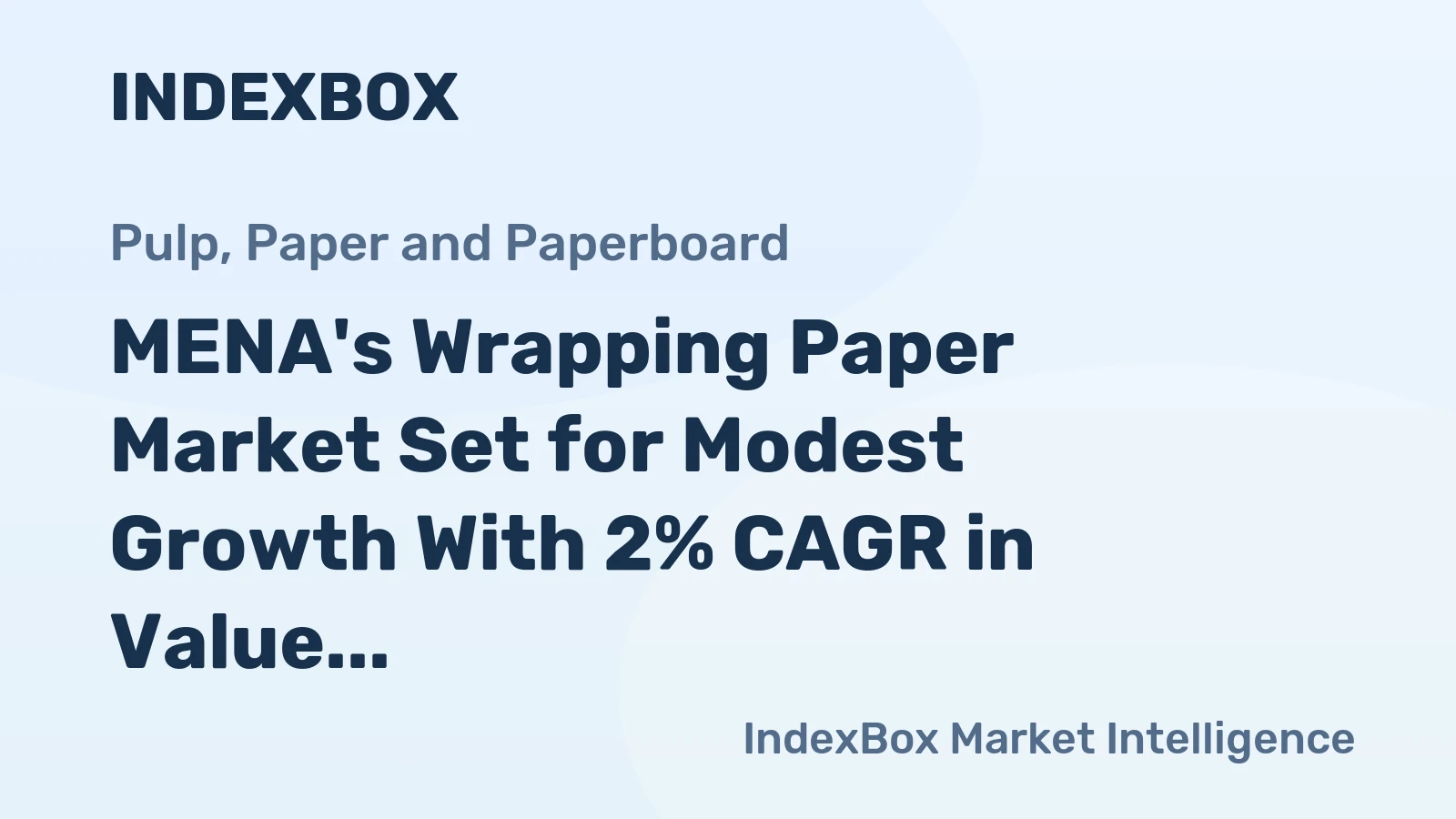 MENA's Wrapping Paper Market Set for Modest Growth With 2% CAGR in Value Through 2035