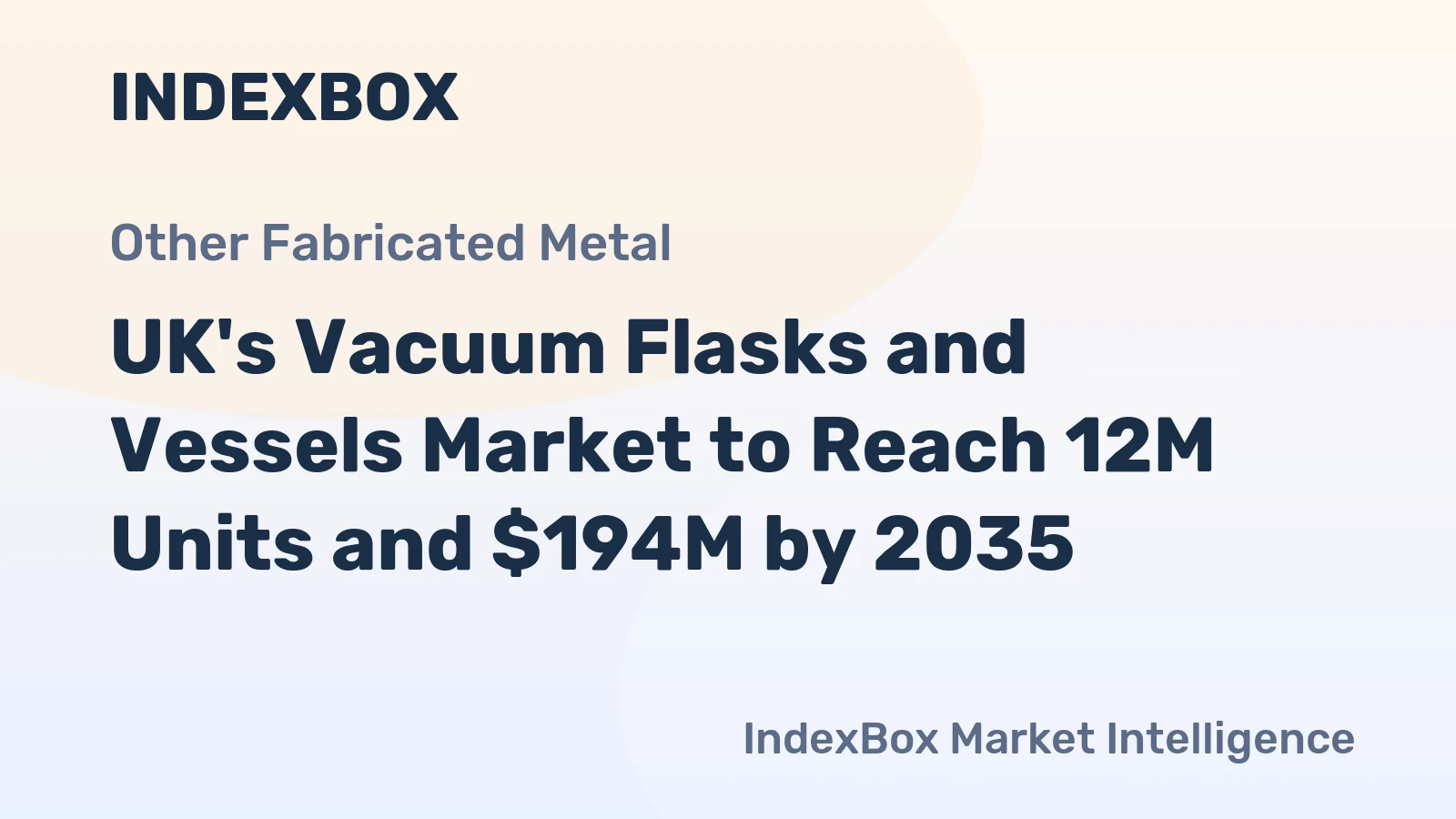 UK's Vacuum Flasks and Vessels Market to Reach 12M Units and $194M by 2035