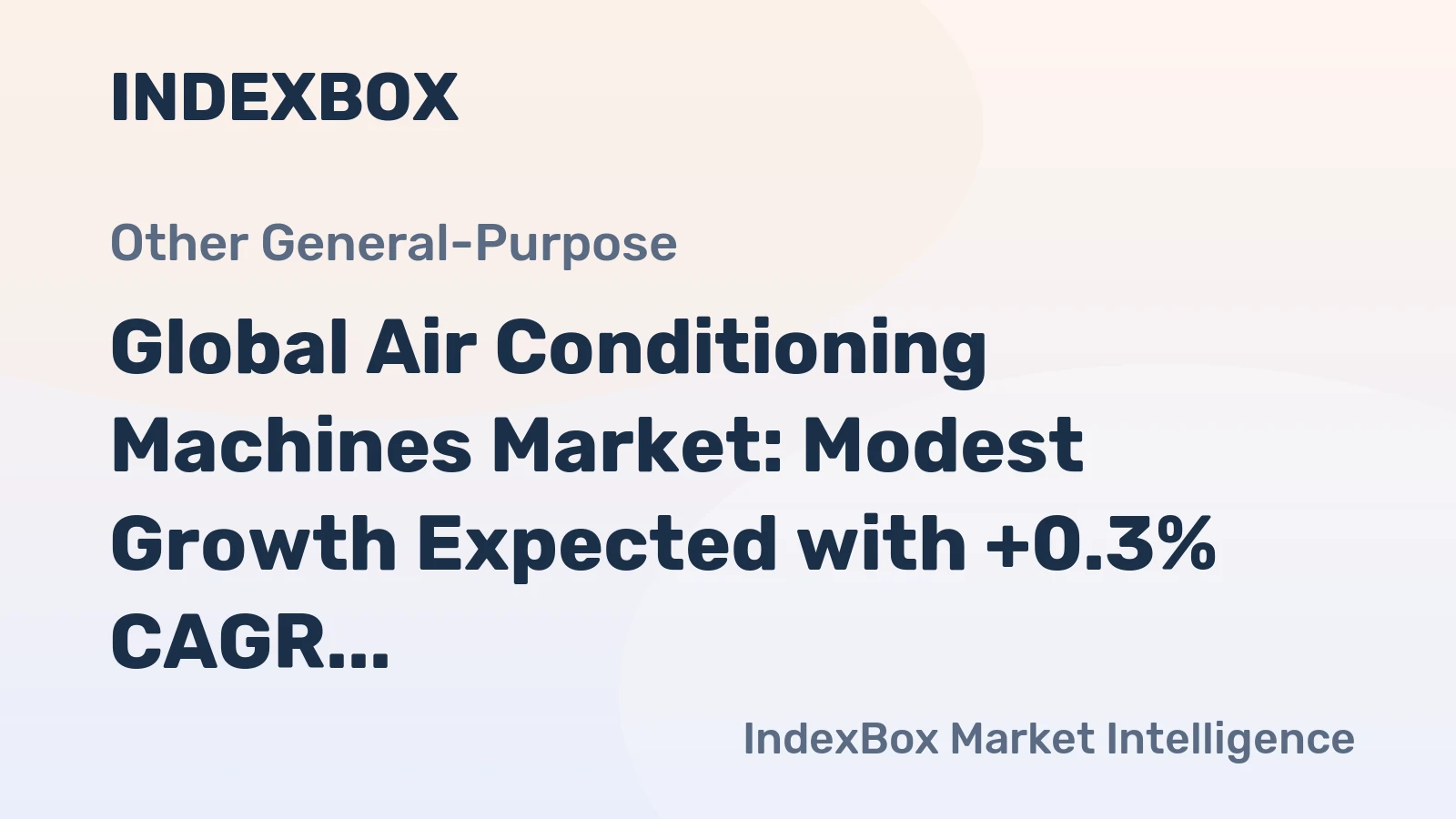 Global Air Conditioning Machines Market: Modest Growth Expected with +0.3% CAGR from 2024 to 2035