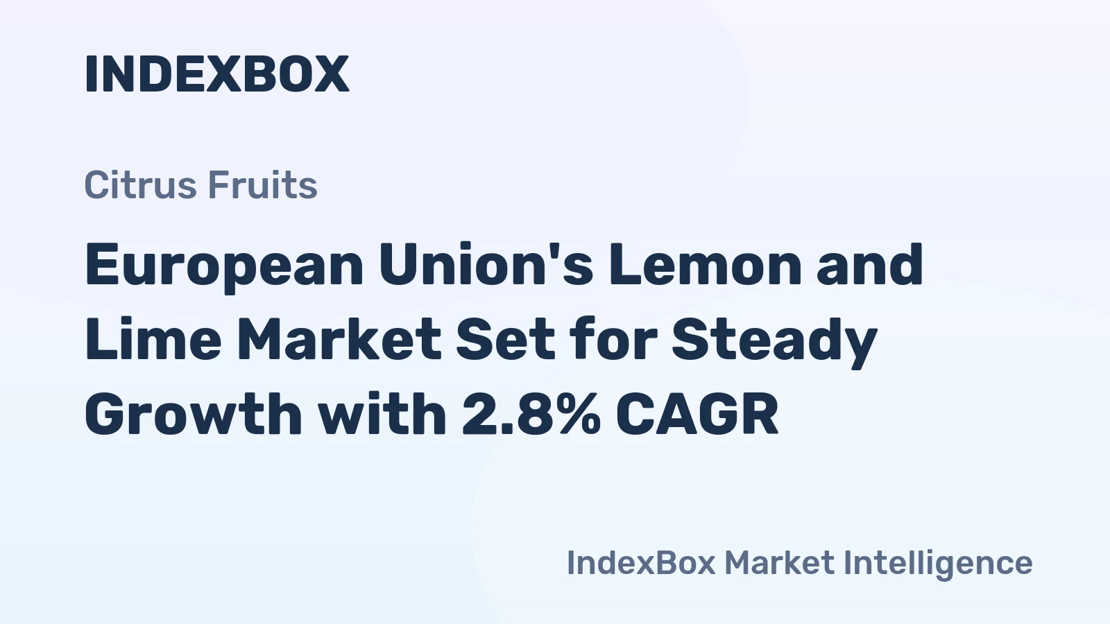 European Union's Lemon and Lime Market Set for Steady Growth with 2.8% CAGR