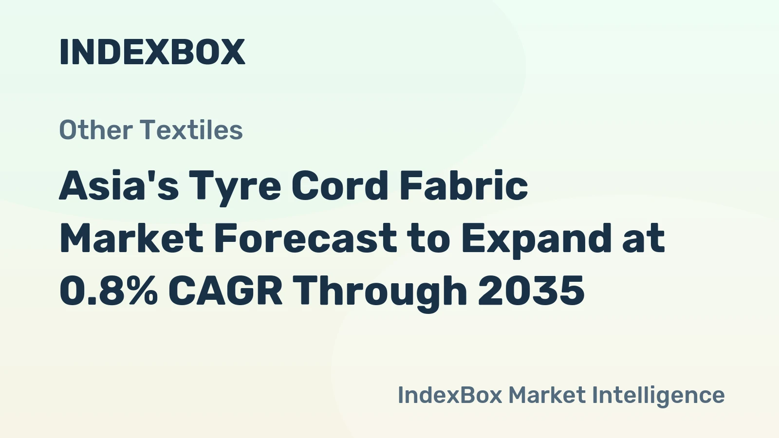 Asia's Tyre Cord Fabric Market Forecast to Expand at 0.8% CAGR Through 2035