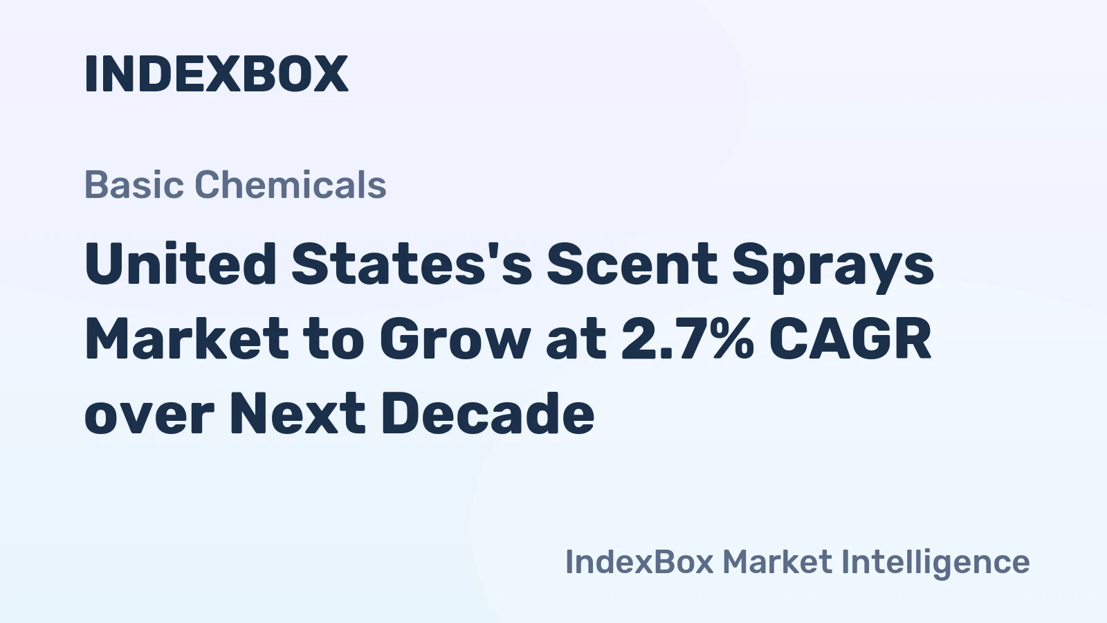 United States's Scent Sprays Market to Grow at 2.7% CAGR over Next Decade