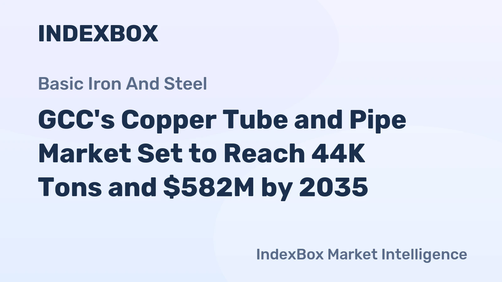 GCC's Copper Tube and Pipe Market Set to Reach 44K Tons and $582M by 2035