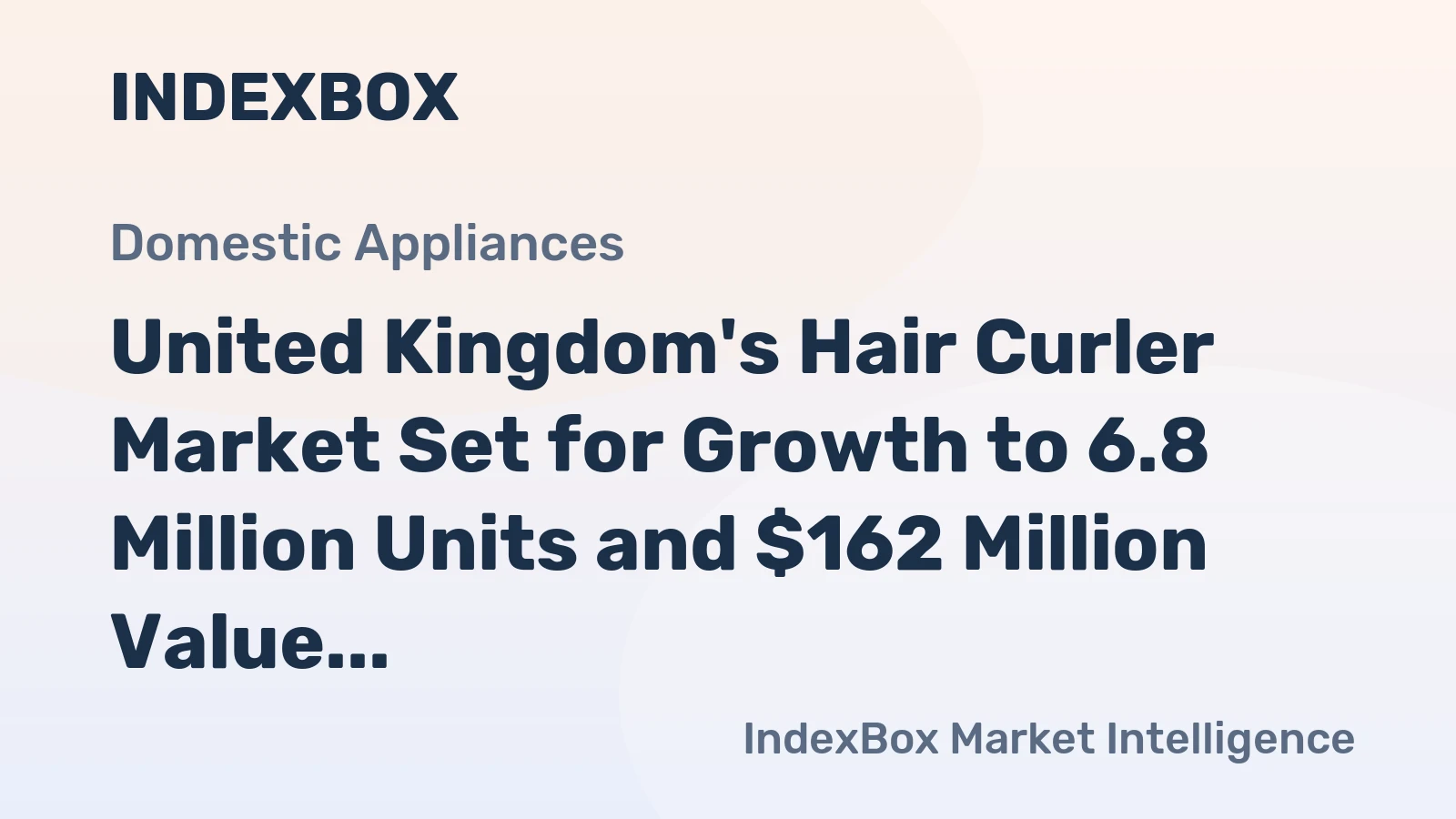 United Kingdom's Hair Curler Market Set for Growth to 6.8 Million Units and $162 Million Value