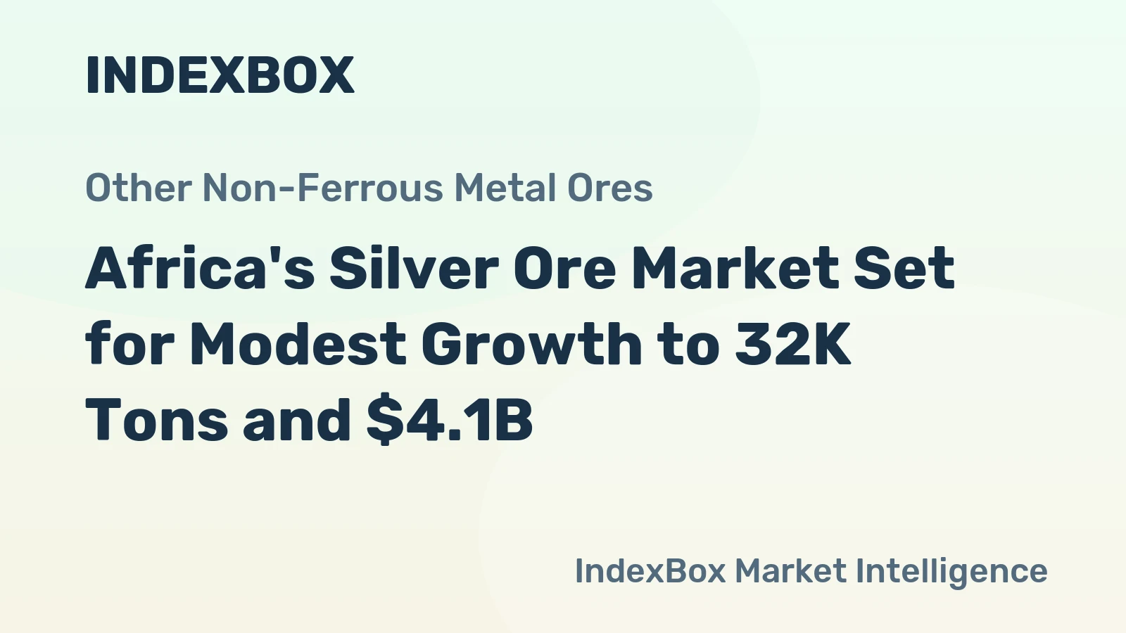 Africa's Silver Ore Market Set for Modest Growth to 32K Tons and $4.1B