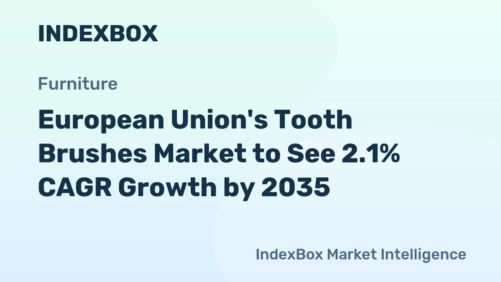 European Union's Tooth Brushes Market to See 2.1% CAGR Growth by 2035