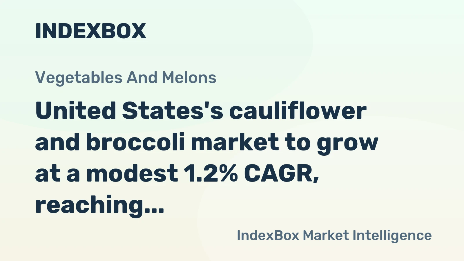 United States's cauliflower and broccoli market to grow at a modest 1.2% CAGR, reaching $1.8B by 2035 on steady demand.