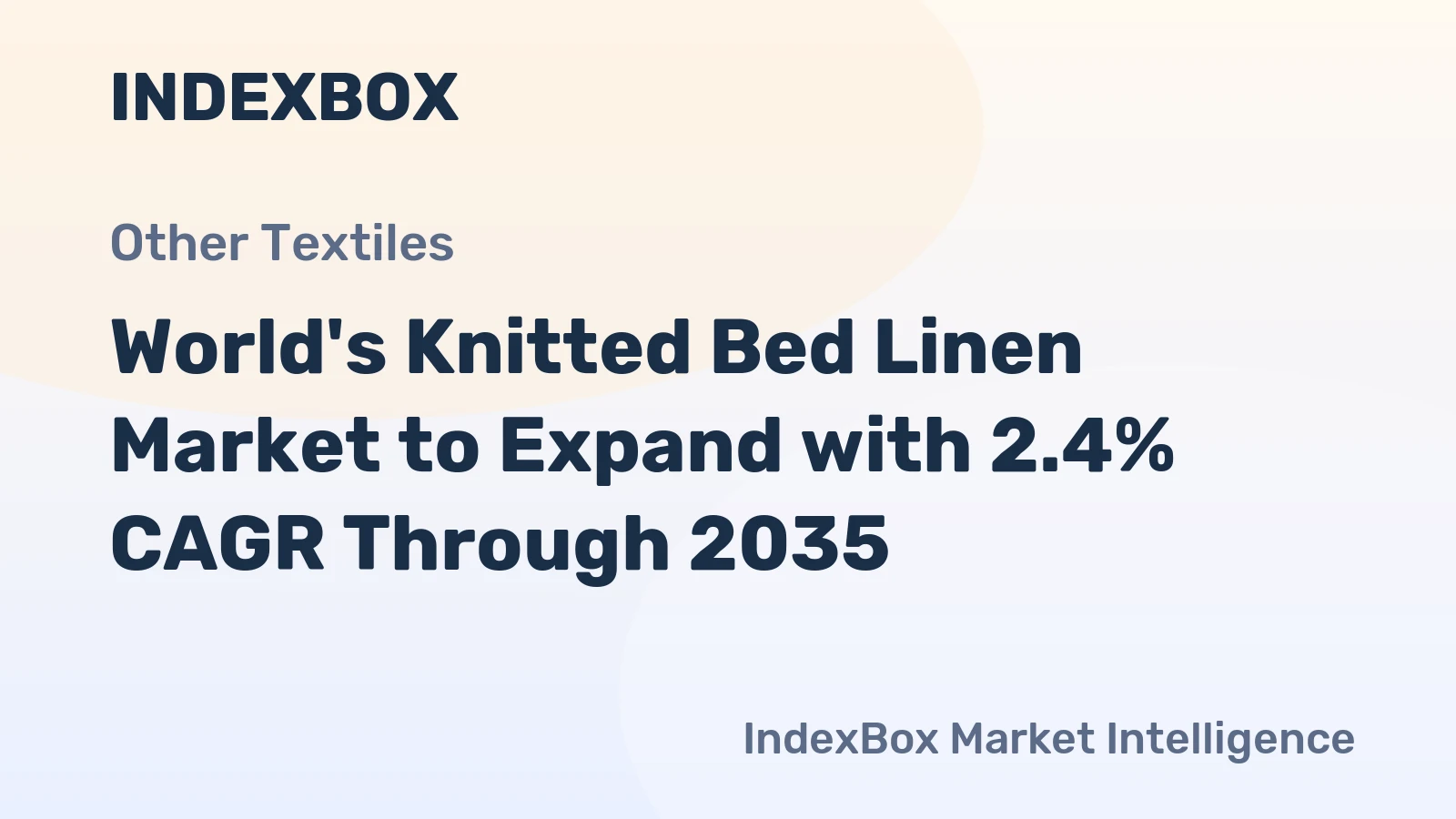 World's Knitted Bed Linen Market to Expand with 2.4% CAGR Through 2035