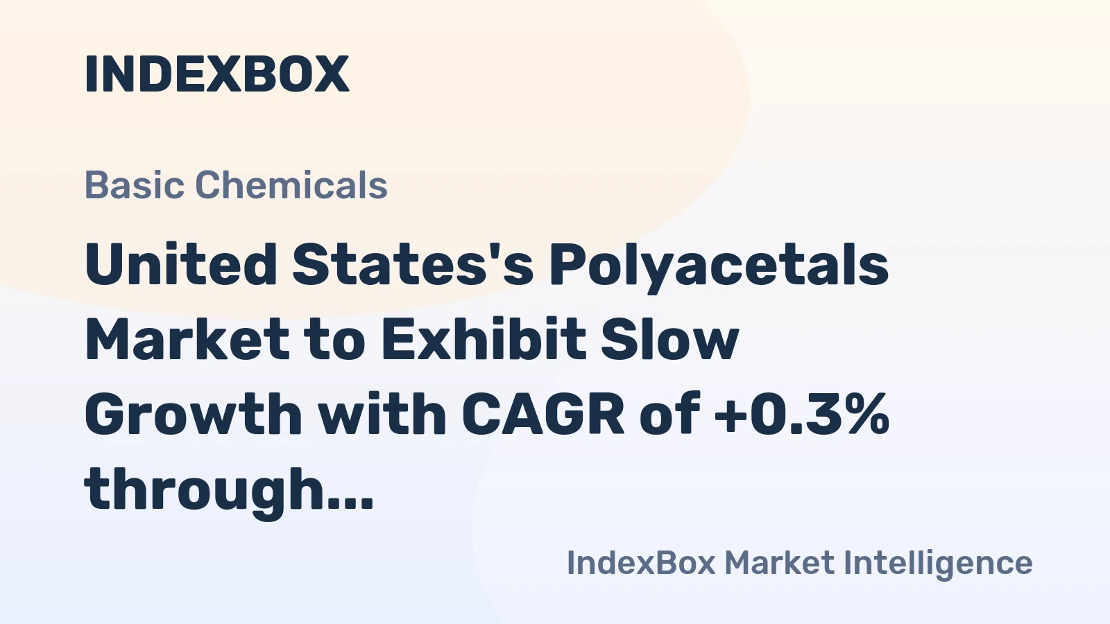 United States's Polyacetals Market to Exhibit Slow Growth with CAGR of +0.3% through 2035