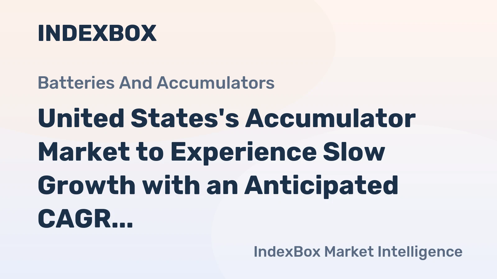 United States's Accumulator Market to Experience Slow Growth with an Anticipated CAGR of +0.5% by 2035