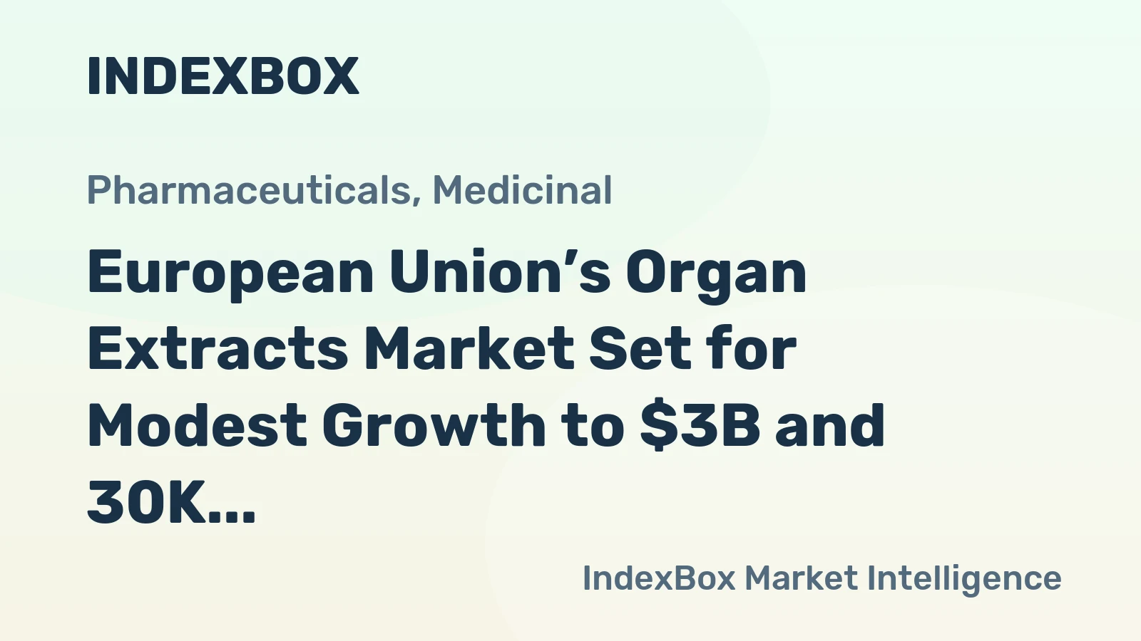 European Union’s Organ Extracts Market Set for Modest Growth to $3B and 30K Tons by 2035