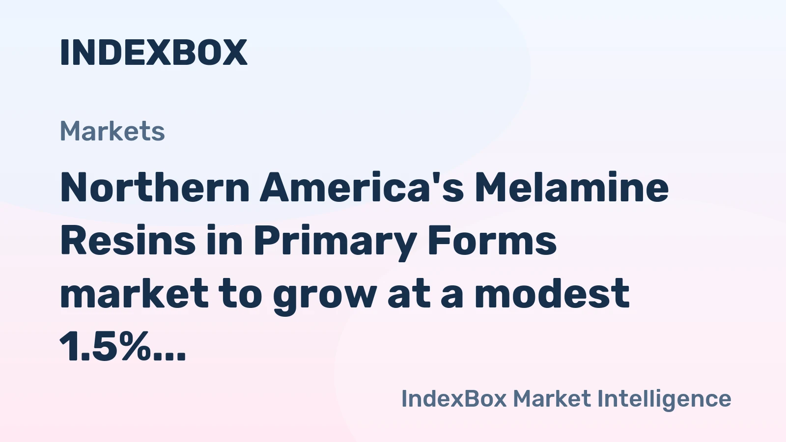 Northern America's Melamine Resins in Primary Forms market to grow at a modest 1.5% CAGR, reaching $3.7B by 2035.